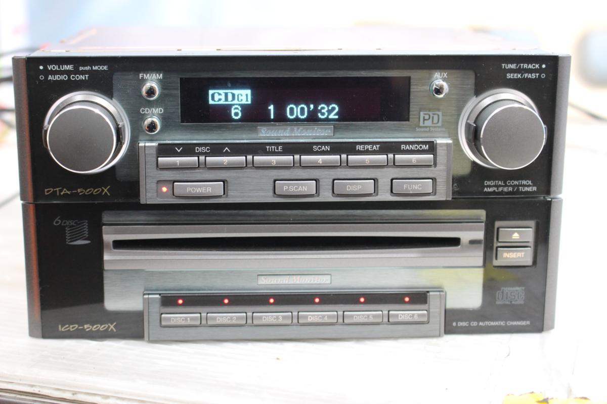 Sound Monitor デジタル アンプ DTA-500X ICD500X CD 6枚 チェンジャー %(CDチェンジャー)｜売買された ...
