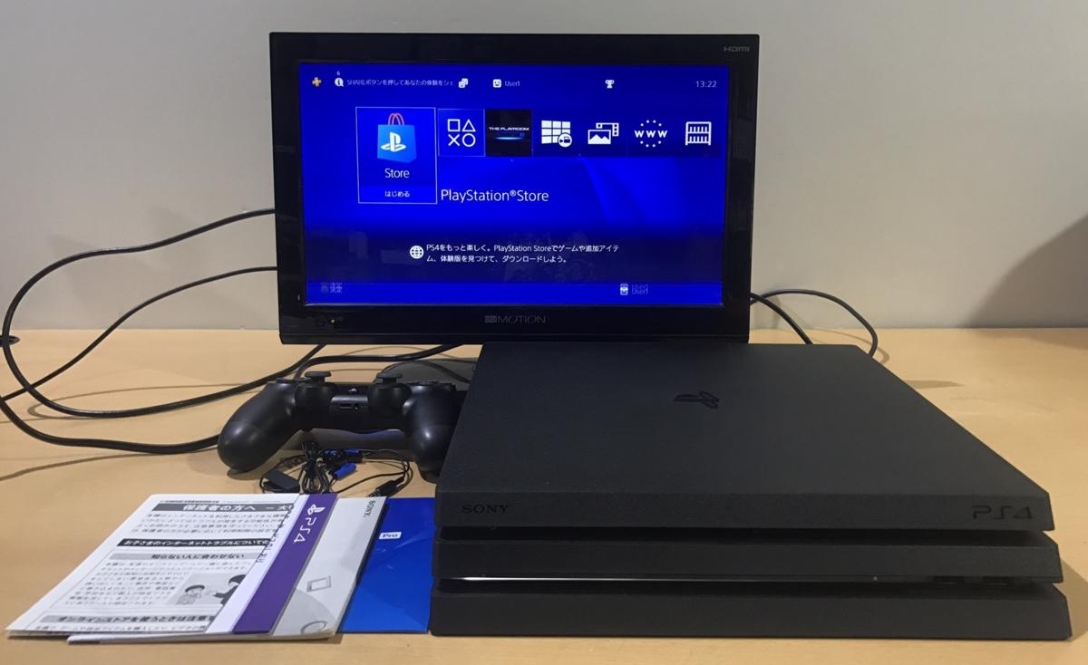 1円 SONY PlayStation 4 Pro CUH-7000BB01 HDD:1TB 4K HDR対応 BD/DVD シェアプレイ可能 ...