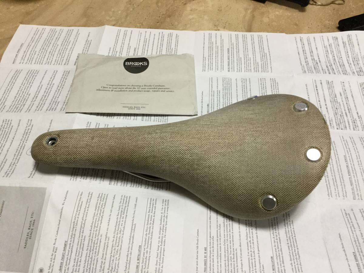 BROOKS C15 CAMBIUM NATURAL ブルックス カンビウム サドル ナチュラル色 品(ブルックス)｜売買されたオークション ...
