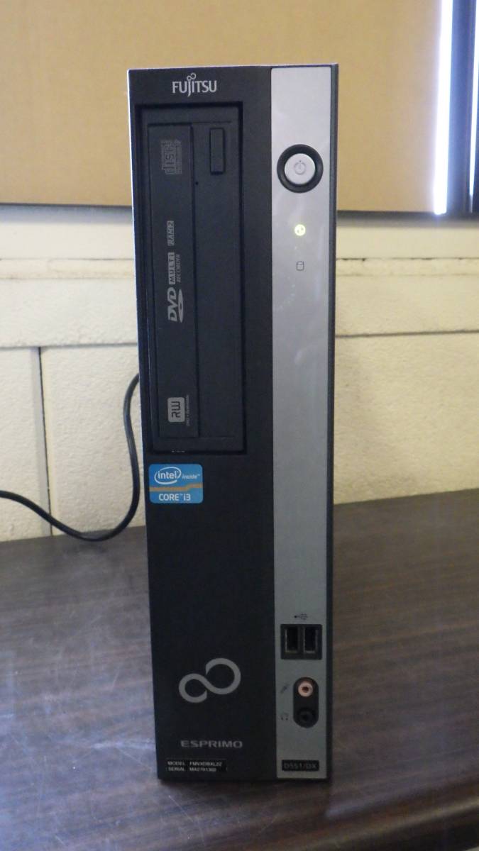 FUJITSU ESPRIMO D551/DX FMVXDBXL2Z デスクトップPC パソコン Core i3 4GBメモリ R1833 ...