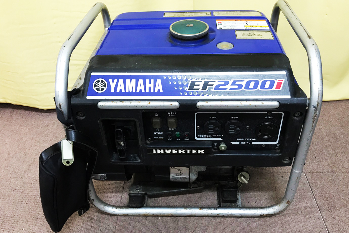 hal YAMAHA ヤマハ EF2500i 2.5kVA オープン型 インバータ発電機 軽量29kg(発電機)｜売買されたオークション情報、yahooの商品情報をアーカイブ公開 ...