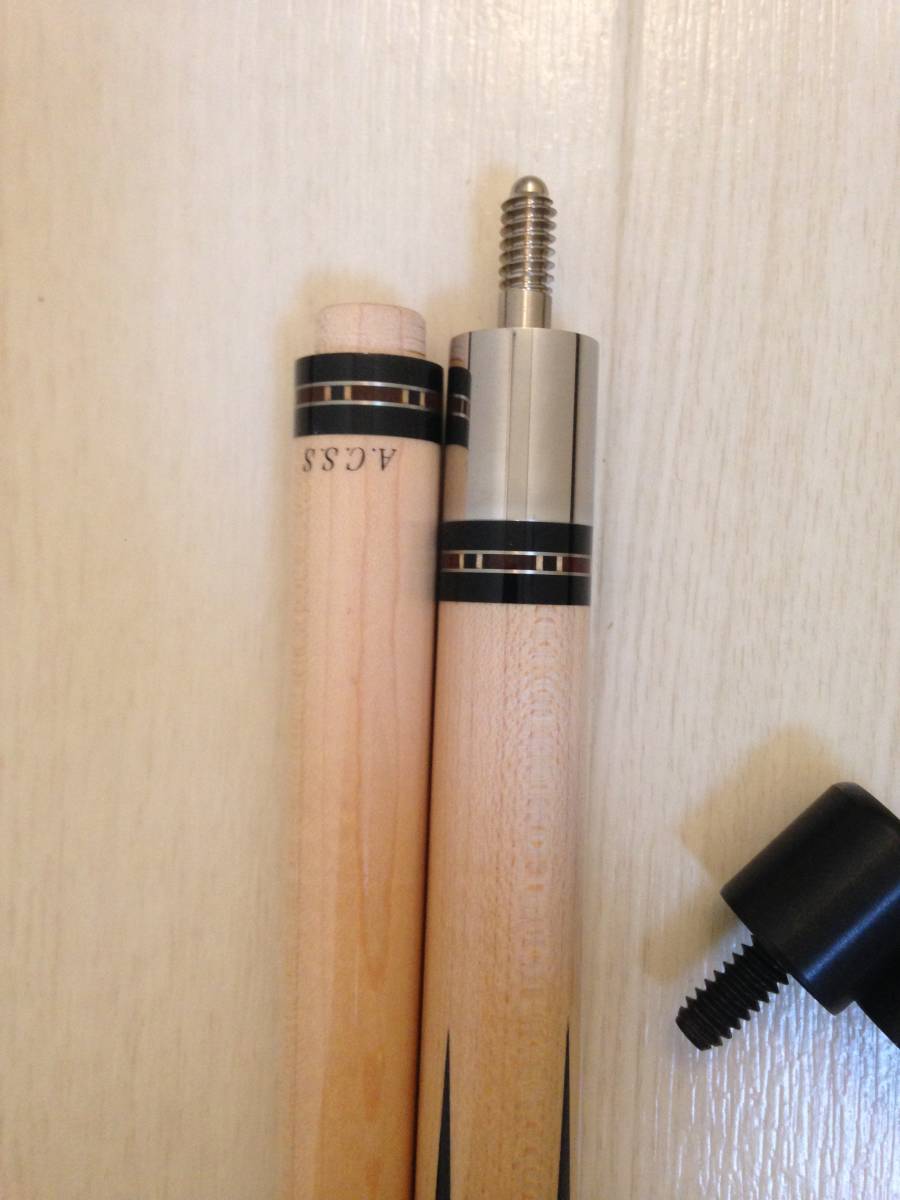 レア アダム TSJ ADAM ビリヤードキュー TSJ-21 ACSSシャフト装備 ADAM社ハイエンドモデル ジョイントキャップ付き ...
