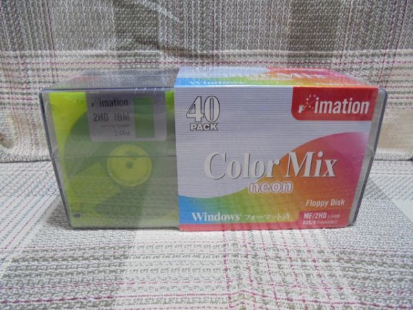 imation フロッピー ディスク MF/2HD 40枚パック カラーミックス Windows フォーマット済／(FD)｜売買されたオークション情報、yahooの商品情報をアーカイブ公開 ...