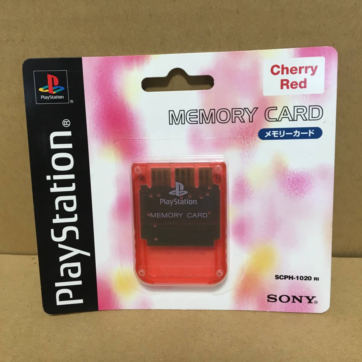 メモリーカード チェリーレッド PS SONY PlayStation MEMORY CARD 全国送料164円 追跡番号付き(メモリーカード ...