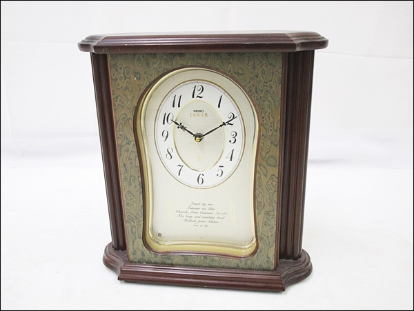 04 70-37619-02 SEIKO セイコー 置き時計 EMBLEM エンブレム HW474L クォーツ 仙70(一般)｜売買された ...