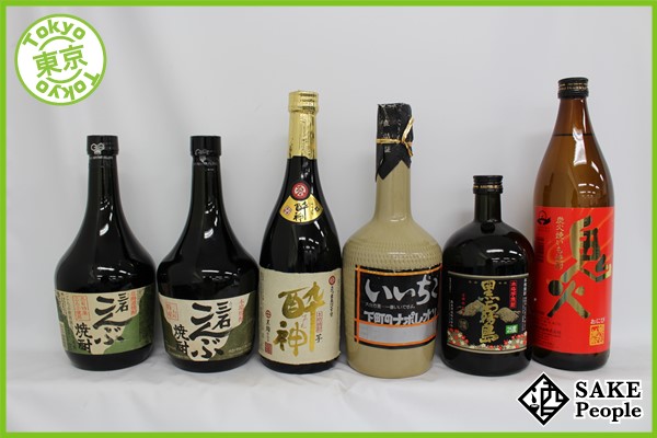 1円 焼酎6本セット いいちこ 三石昆布 酔神 黒霧島 鬼火 900ml 720ml EC(その他)｜売買されたオークション情報、yahooの商品情報をアーカイブ公開 - オークファン ...