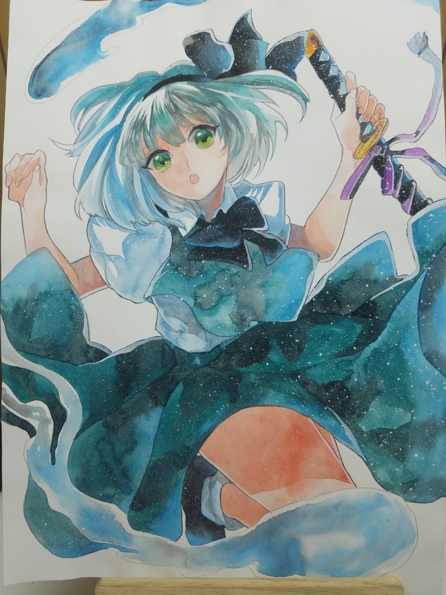 同人手描きイラスト 東方projecto 東方プロジェクト 魂魄妖夢 版権 A4(手描きイラスト)｜売買されたオークション情報、yahooの商品情報をアーカイブ公開 - オークファン ...