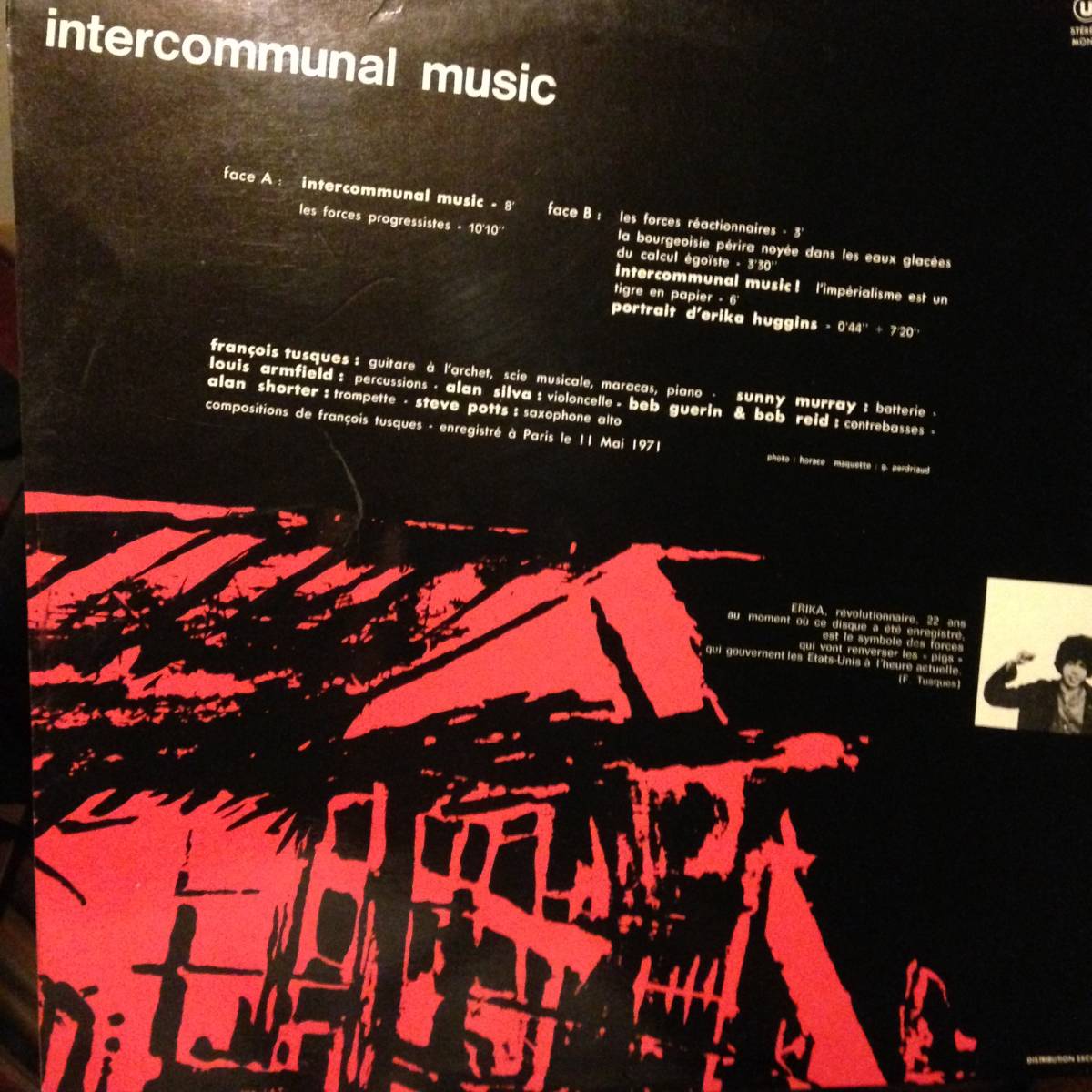 LP 仏フリー ジャズ フランソワ テュスク Francois Tusques Intercommunal Music Sunny ...