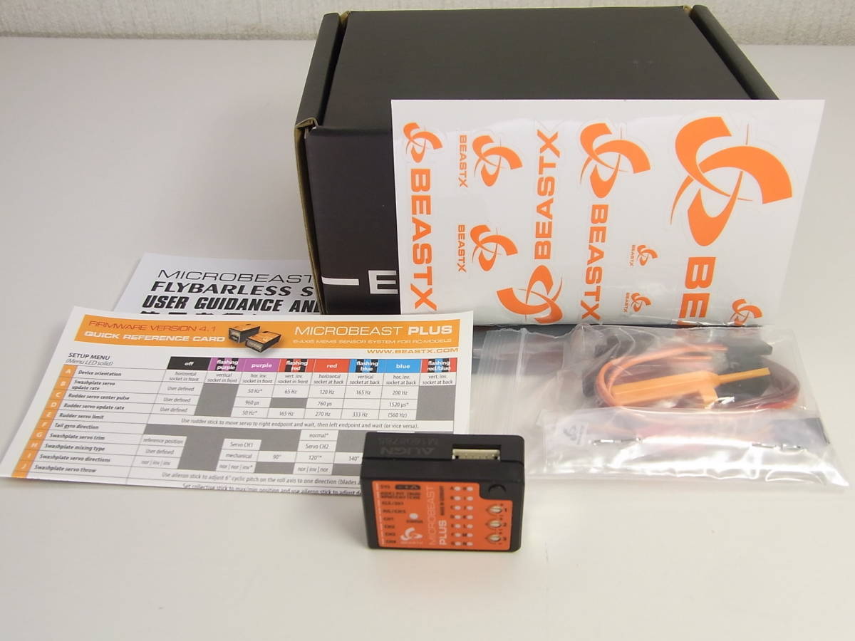 ALIGN バーレス6軸ジャイロ マイクロビースト Micro Beast Plus Ver.5.0(パーツ)｜売買されたオークション情報、yahooの商品情報をアーカイブ公開 ...