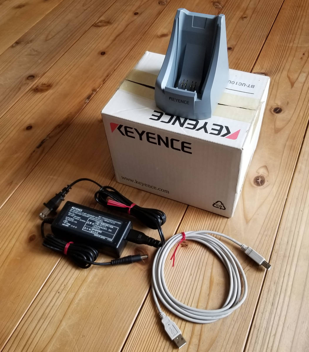 KEYENCE BT-1000シリーズ BT-1500シリーズ 用 USB 通信 充電 ユニット クレードル BT-UC10U キーエンス ...