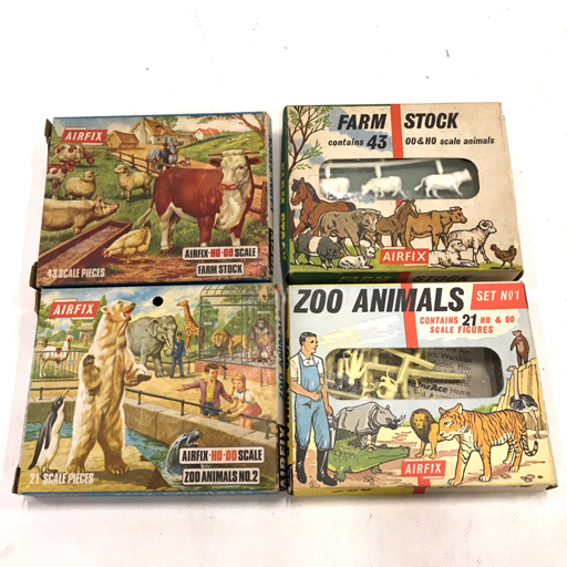 AIRFIX エアフィックス ZOO ANIMALS 他 動物 プラモデル ミニチュア 計4点 セット(生き物)｜売買されたオークション情報 ...