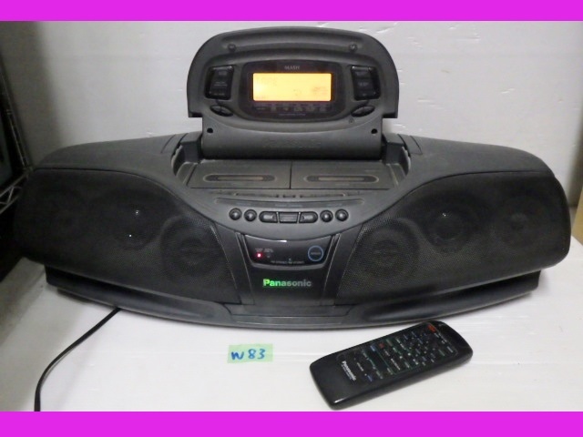 品 Panasonic パナソニック CDダブルラジカセ コブラトップ RX-DT75 リモコンあり W83(ラジカセ)｜売買された ...