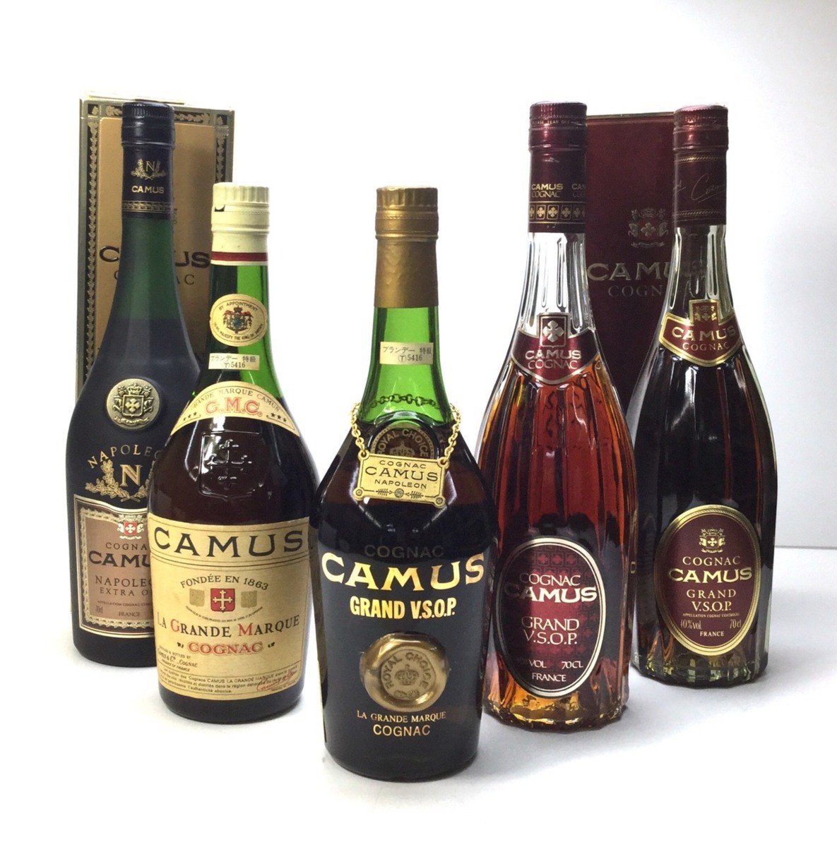 カミュ グランドVSOP/グランマルキ/ナポレオンエクストラオールド 700ml 40% 5本セット 同梱不可 SH-0831-S(カミュ)｜売買されたオークション情報、yahooの商品情報を ...