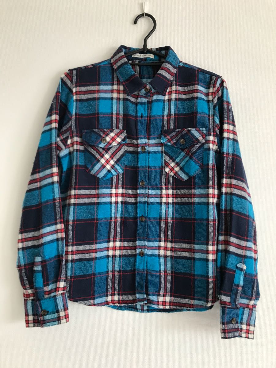 ナイスクラップ／NICE CLAUP チェック シャツ ブルー フリーサイズ(長袖シャツ)｜売買されたオークション情報、yahooの商品情報をアーカイブ公開 - オークファン（aucfan.com）