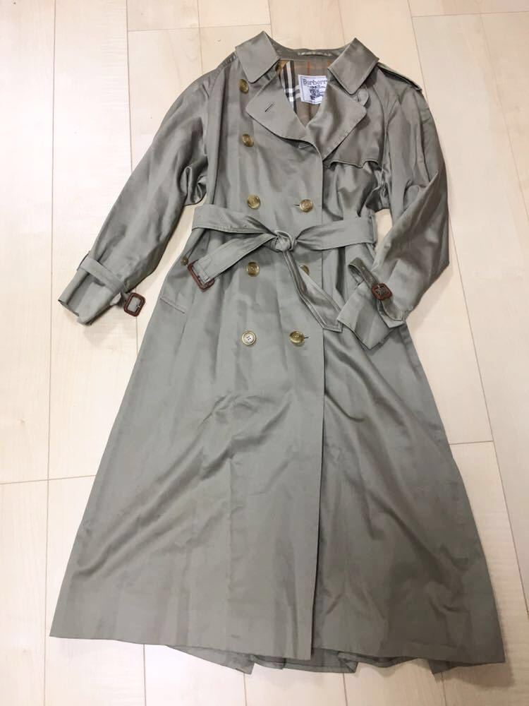 9 Burberrys バーバリー レディース トレンチコート 9AR S M ベージュ アウター ノバチェック 定番 ビンテージ(Mサイズ)｜売買されたオークション情報、yahooの商品情報 ...