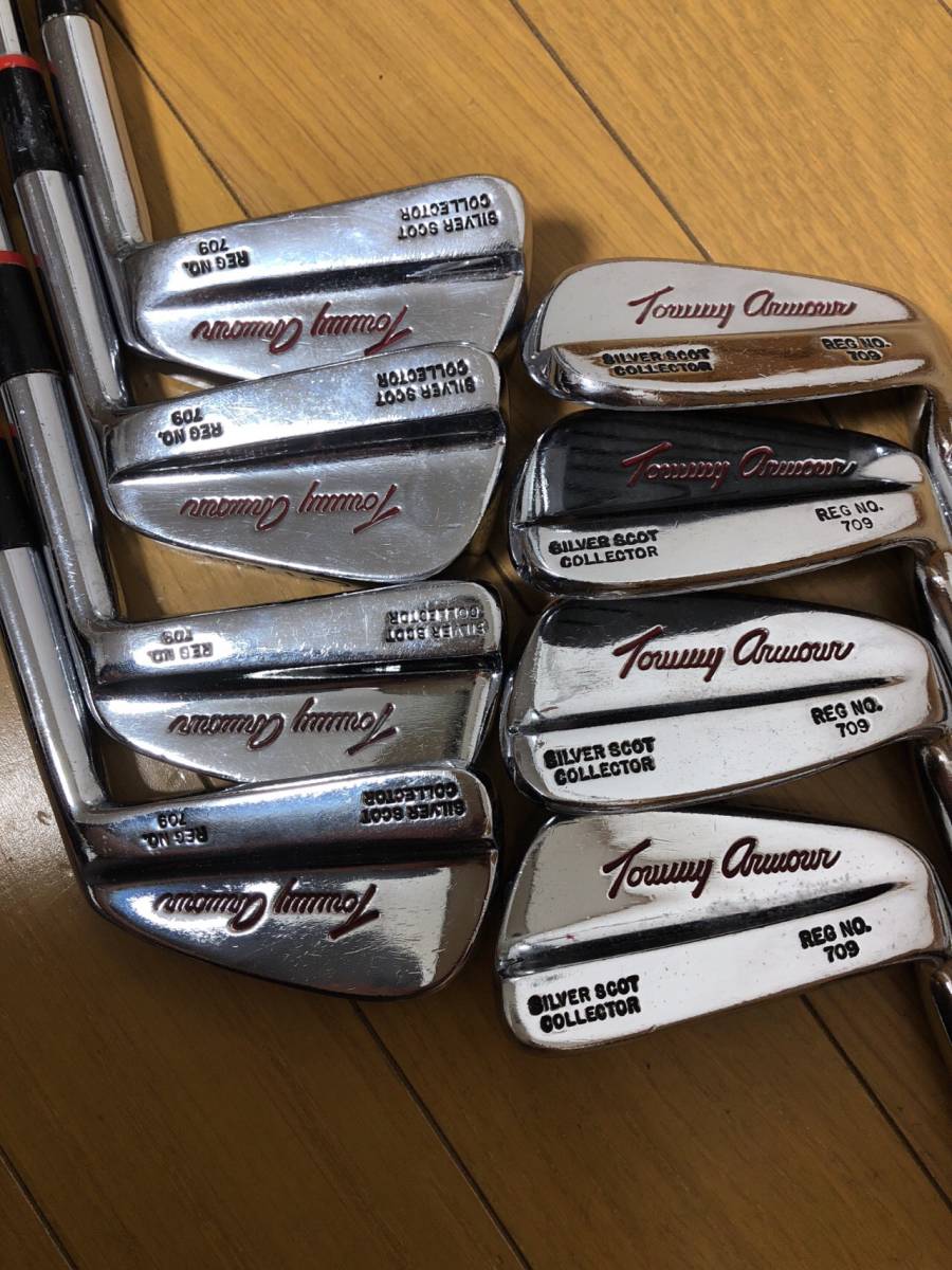 訳あり Tommy Armour トミーアーマー SILVER SCOT 709 アイアンセット ＃3 ＃9 PW TRUE TEMPER DYNAMIC 8本セット 品(アイアン)｜売買され ...