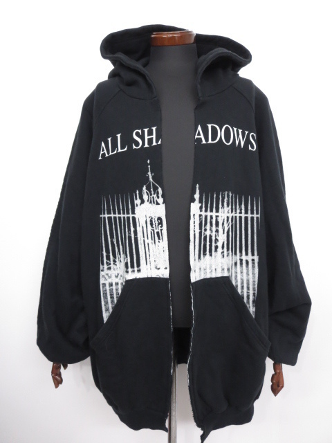 本物保証 A/W05-06 ラフシモンズ RAF SIMONS オーバーサイズパーカー 黒 size44 All Shadows ポルターガイスト期 ブラック(トップス)｜売買された ...