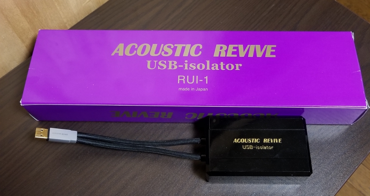 アコースティックリバイブ USBアイソレーター RUI-1 電源 信号完全分離型USBケーブル USB1.0SP(音響用ケーブル)｜売買されたオークション情報、yahooの商品情報をアーカイブ ...