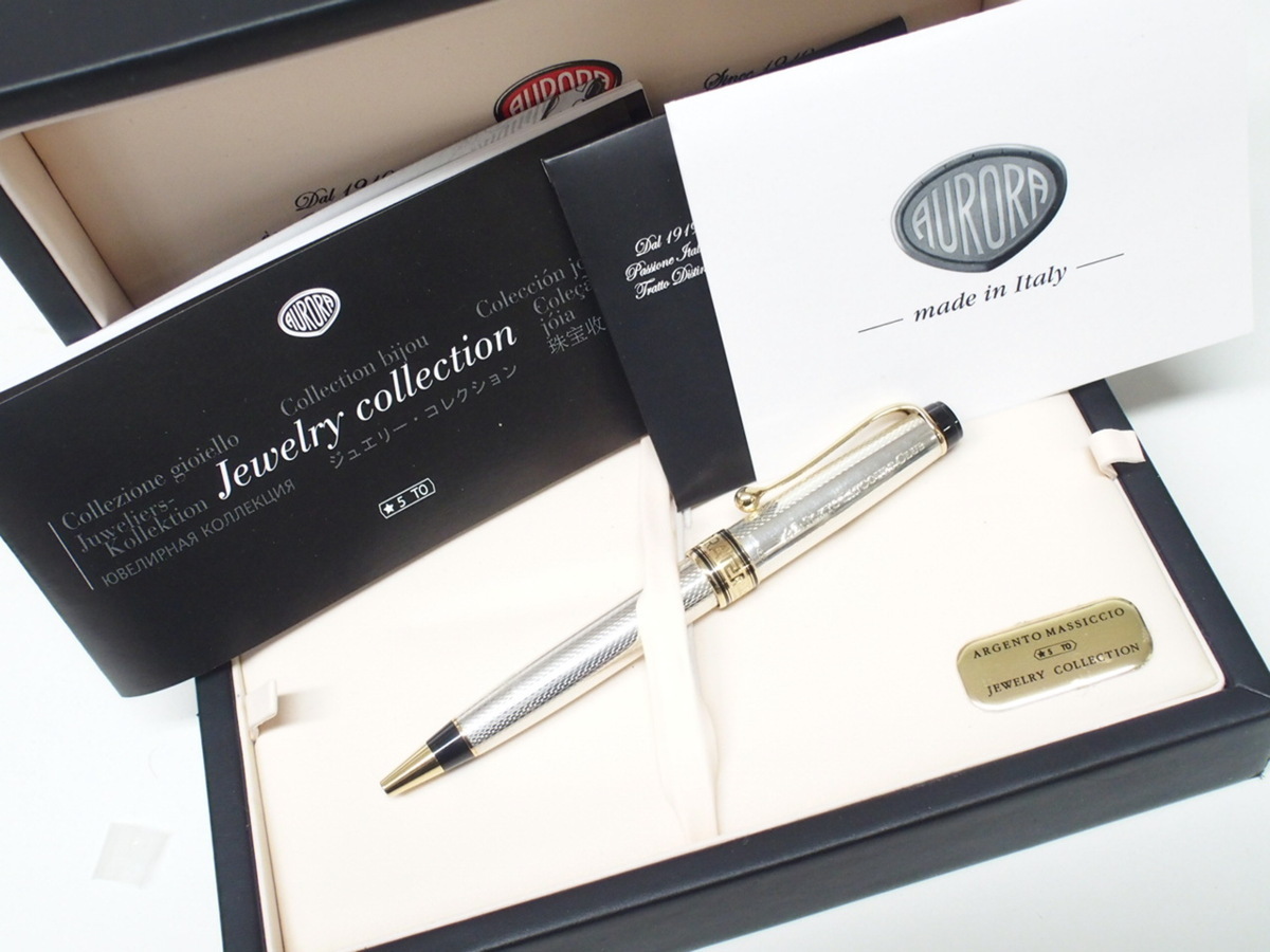 アウロラ 銀製ボールペン ソリッドシルバー ジュエリーコレクション AURORA 925刻印 m001(アウロラ)｜売買されたオークション情報、yahooの商品情報をアーカイブ公開 ...