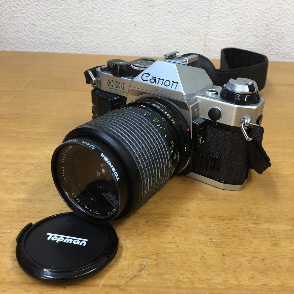 CANON キャノン AE-1 PROGRAM カメラ+Topman 35-70mm 1:3.5-4.5 レンズ KS9-149(キヤノン ...