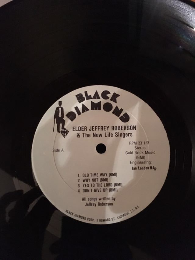 オブス レア ゴス US ORIGINAL SOUL LP ELDER JEFFREY ROBERSON & the new life ...
