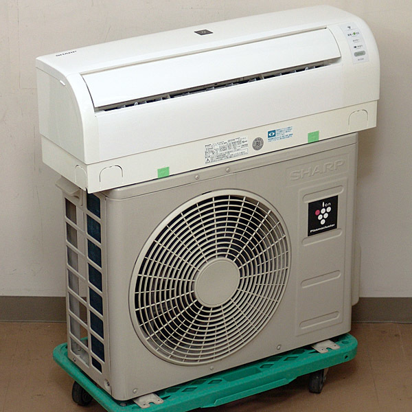 SHARP AC-C22A シャープ 高濃度プラズマクラスター25000搭載 ルームエアコン 2.2kW おもに6畳用 2013年製 品(12 ...