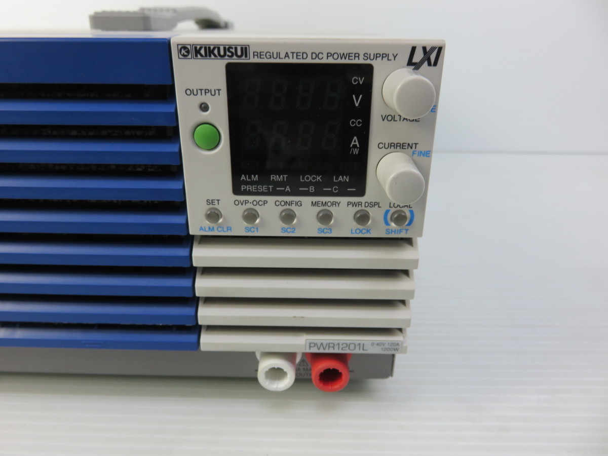 菊水 KIKUSUI コンパクト ワイドレンジ直流安定化電源 PWR1201L 1200W 0 40V/0 120A(アマチュア無線)｜売買さ ...