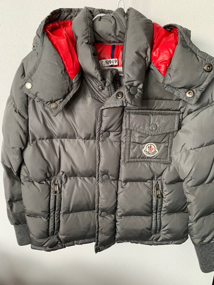 モンクレール ダウンジャケット 正規品 グレー クリーニング済み 4ans 104cm(100（95～104cm）)｜売買されたオークション情報、yahooの商品情報をアーカイブ公開 ...