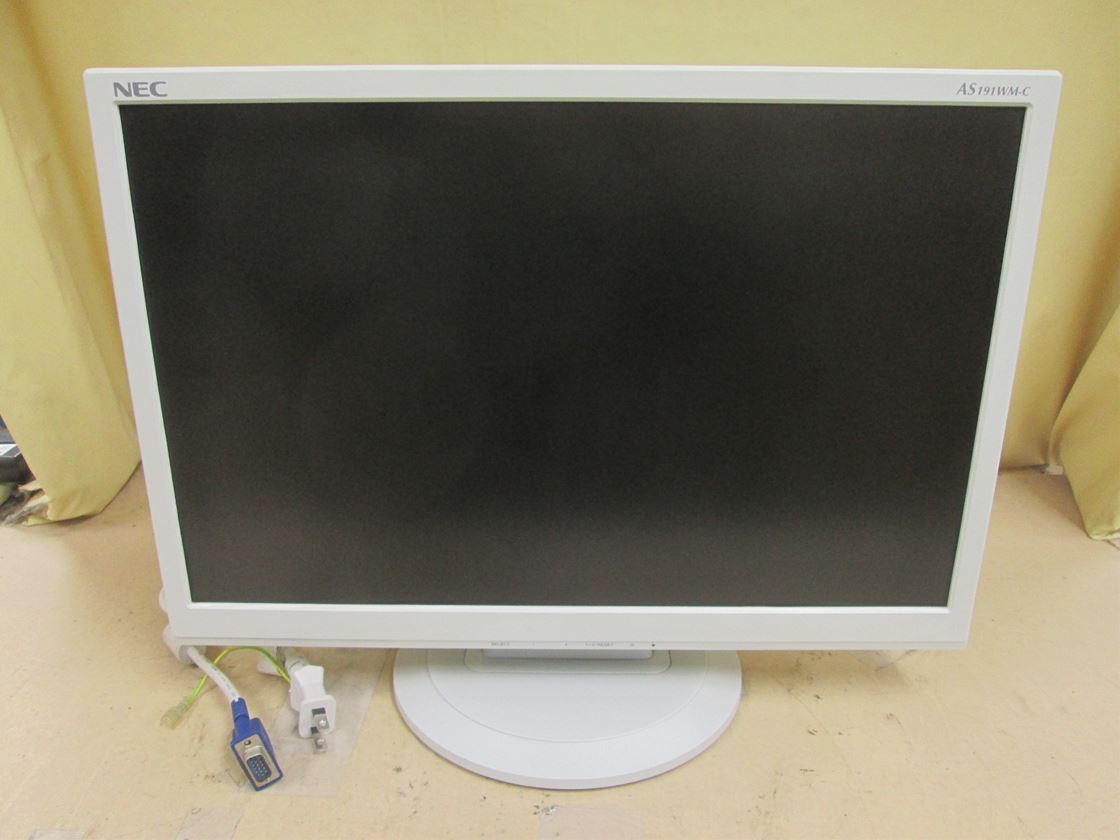 NEC AS191WM-C 19インチ 液晶モニター D-sub 71192(19インチ～)｜売買されたオークション情報、yahooの商品情報 ...