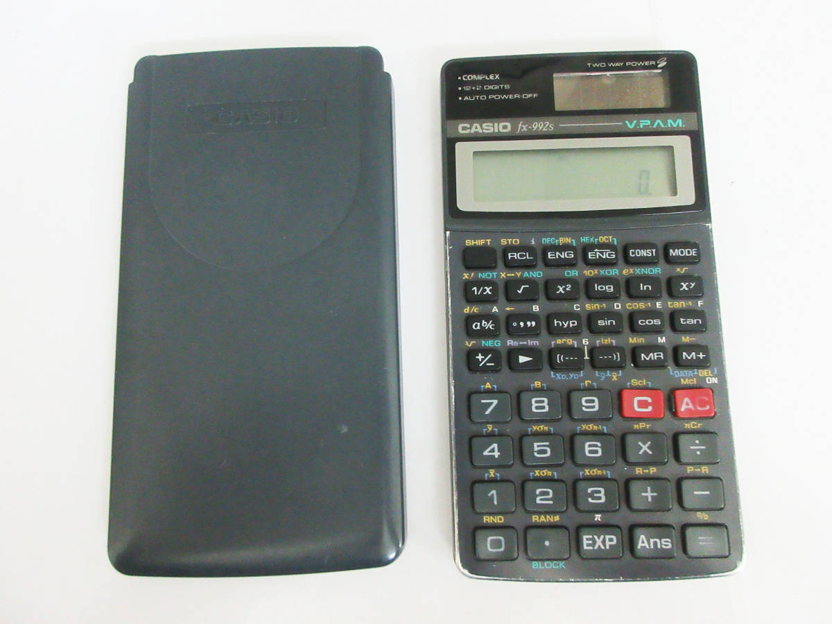 Z1489 関数電卓 CASIO fx-992s カシオ TWO WAY POWER 電池交換済み(カシオ)｜売買されたオークション情報 ...