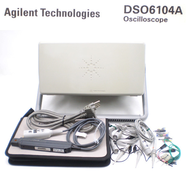 Agilent/アジレント 1GHz 4 GSa/s オシロスコープ DSO6104A プローブ4本付き 1147A/10073C(その他 ...