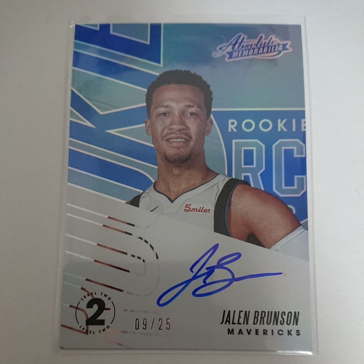 2018-19 Panini Absolute Rookie Autograph Label2 Jalen Brunson Dallas ...
