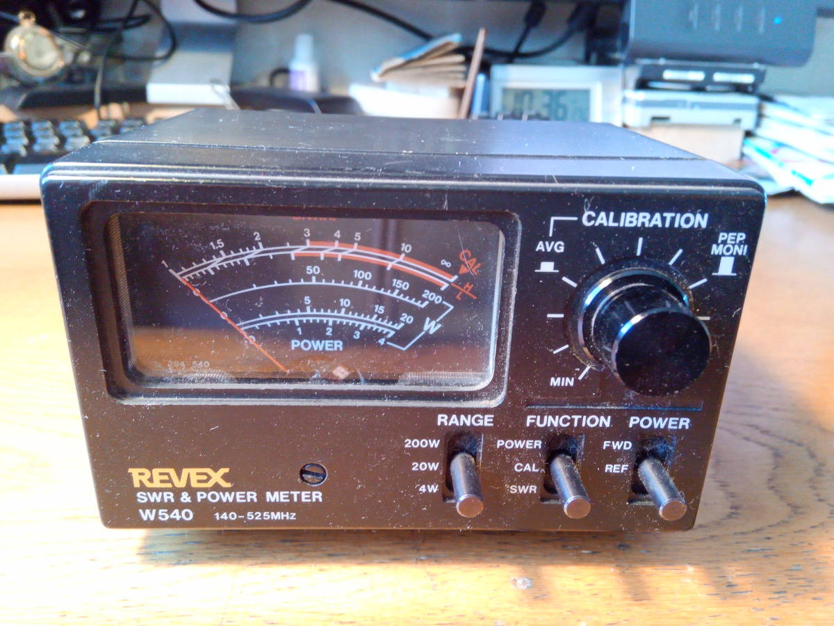 REVEX W540 SWR&パワー計 140-525MHz MAX 200W ジャンク(アクセサリ)｜売買されたオークション情報、yahoo ...