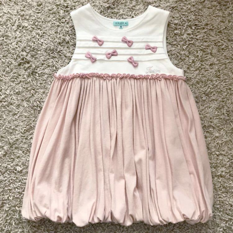 tocca ワンピース 90cm 定価16000円 フォーマル 入園式 結婚式 発表会 トッカ ピンク リボン ドレス(90（85～94cm）)｜売買されたオークション情報、yahooの商品 ...