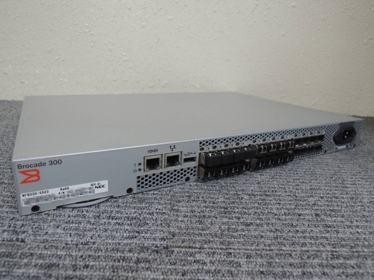 ブロケード Brocade 300 Fibre Channel switch 初期化済 ③(イーサネットハブ)｜売買されたオークション情報 ...
