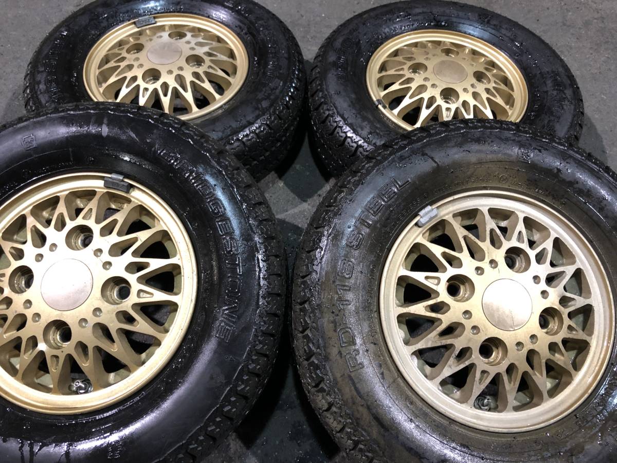 10インチメッシュホイール3.5Jオフセット+43 PCD110 145SR10付 ステップバン ライフ360 クオーレなどに(ラジアルタイヤ ...