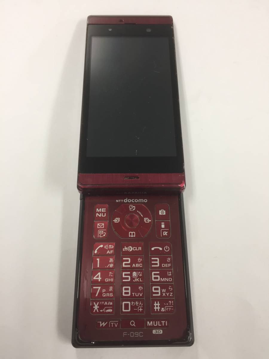 docomo FUJITSU F-09C レッド ドコモケータイ PRIMEシリーズ(携帯電話)｜売買されたオークション情報、yahooの商品 ...