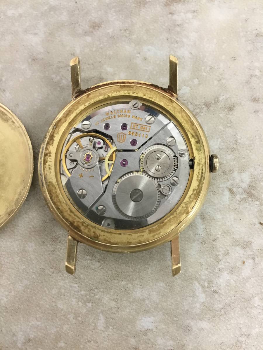 4262 ウォルサム 手巻き GOLDEN maximum K18 cal.TH001(ウォルサム)｜売買されたオークション情報、yahooの ...