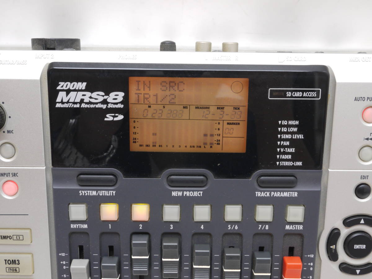 ZOOM MRS-8 SD マルチトラックレコーディングスタジオ ジャンク(マルチトラックレコーダー)｜売買されたオークション情報、yahoo ...