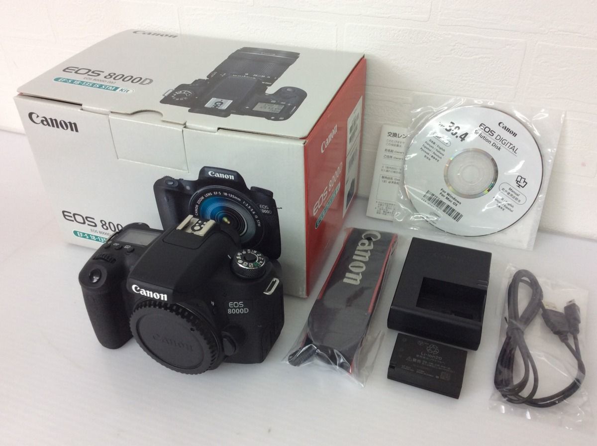 Canon EOS 8000D デジタル一眼レフカメラ ボディ ブラック EC43-134jy/E4(キヤノン)｜売買されたオークション情報 ...