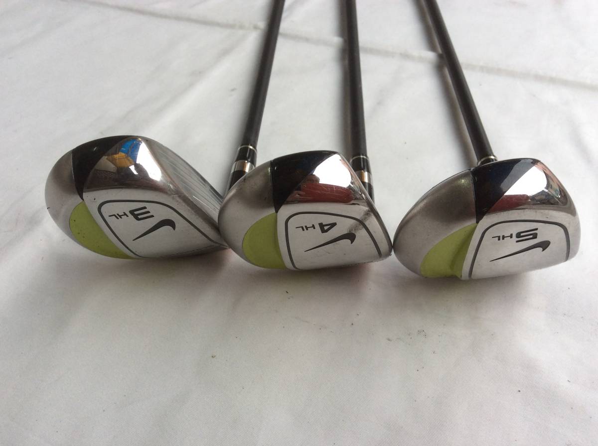 NIKE ナイキ ゴルフクラブ 3/4/5 HL SLINGSHOT HL 3本セット(ナイキ)｜売買されたオークション情報、yahooの商品 ...
