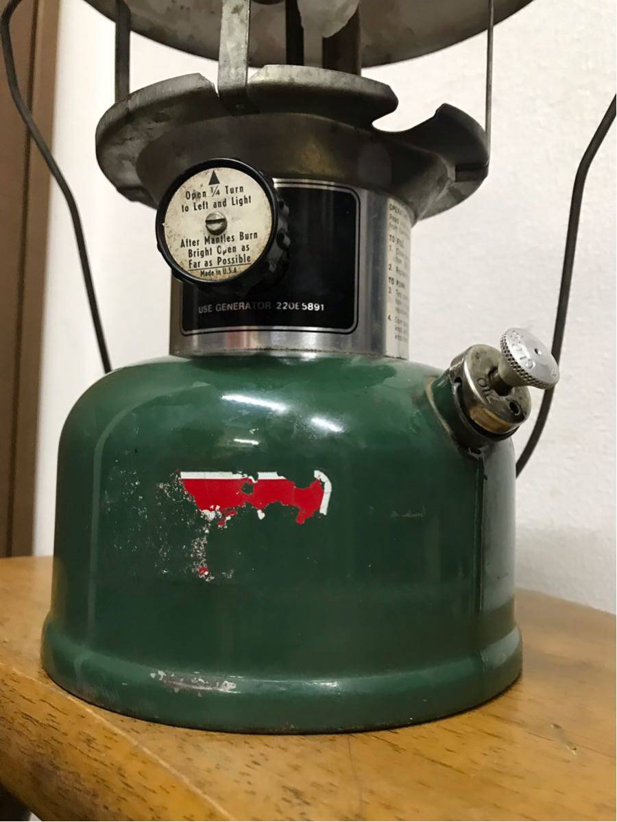 1974年2月製造 ビンテージ Coleman コールマン 228H ランタン ビックハット 点火 動作確認 キャンプ アウトドア(ホワイト ...