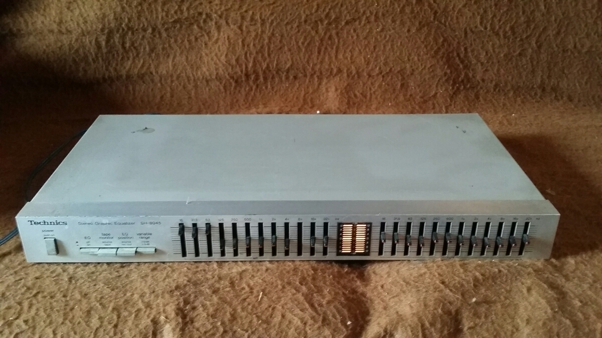 Technics テクニクス SH-8045 ステレオグラフィックイコライザー(イコライザー)｜売買されたオークション情報、yahooの商品 ...