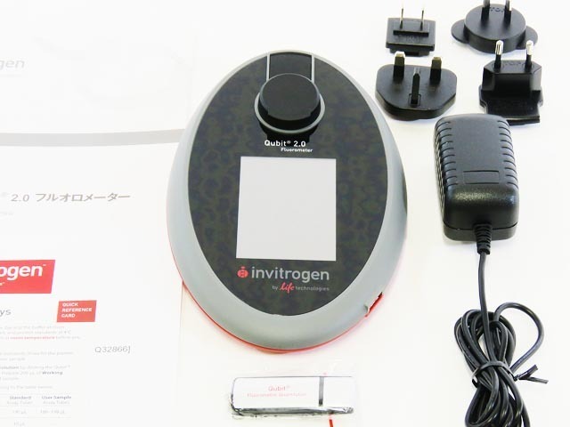 フルオロメーターQubit2.0/励起/青色430-495nm/赤色600-645nm/蛍光/緑色510-580nm/赤色655-720nm ...