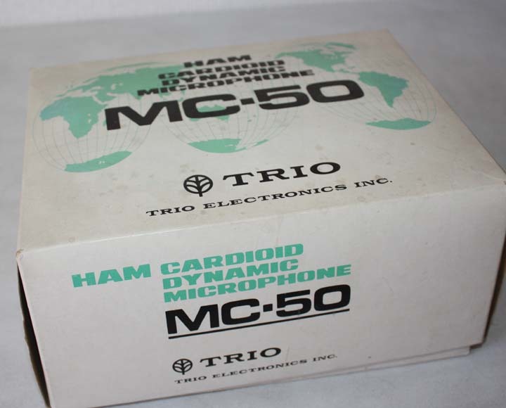 コレクター放出品 品 TRIO トリオ MC-50 通信機器用 マイク 動作未確認 現状品 元箱 取説付き 最落なし H147(固定)｜売買さ ...