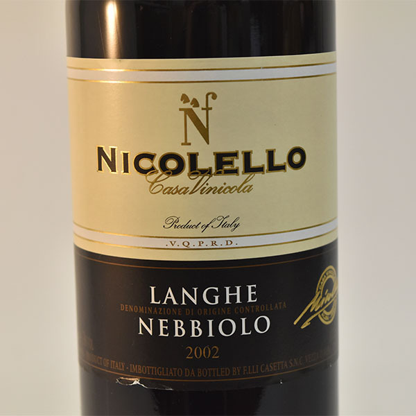 1円 ニコレッロ ランゲ ネッビオーロ 2002年 ロッソ 750ml イタリア Nicolello g07(イタリア)｜売買された ...