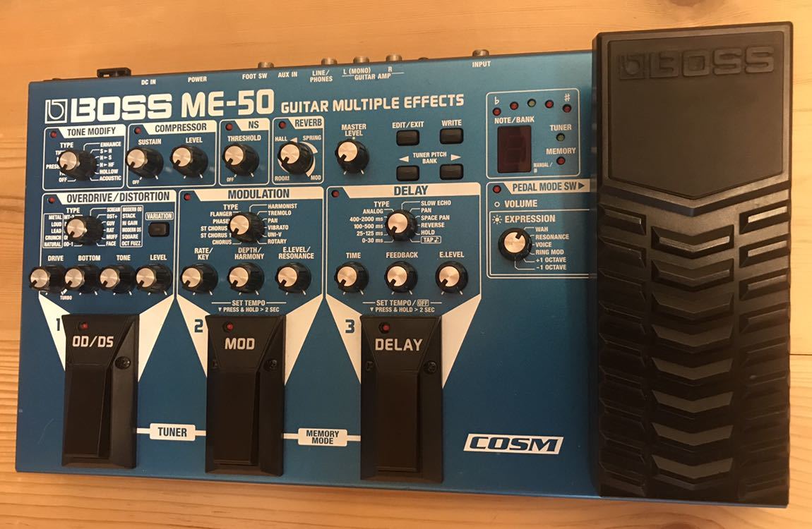 BOSS ME-50 完動品 ACアダプター付(マルチエフェクター)｜売買されたオークション情報、yahooの商品情報をアーカイブ公開 ...