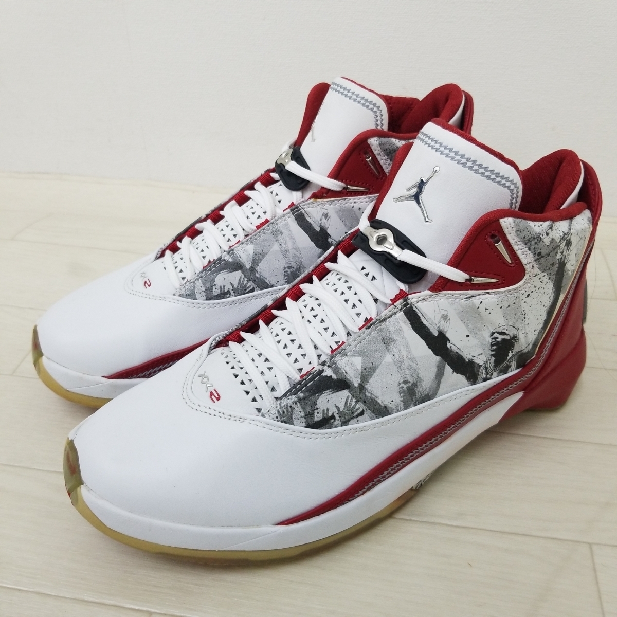 NIKE AIR JORDAN 22 OMEGA White Varsity Red Black ナイキ エアジョーダン オメガ スニーカー ...