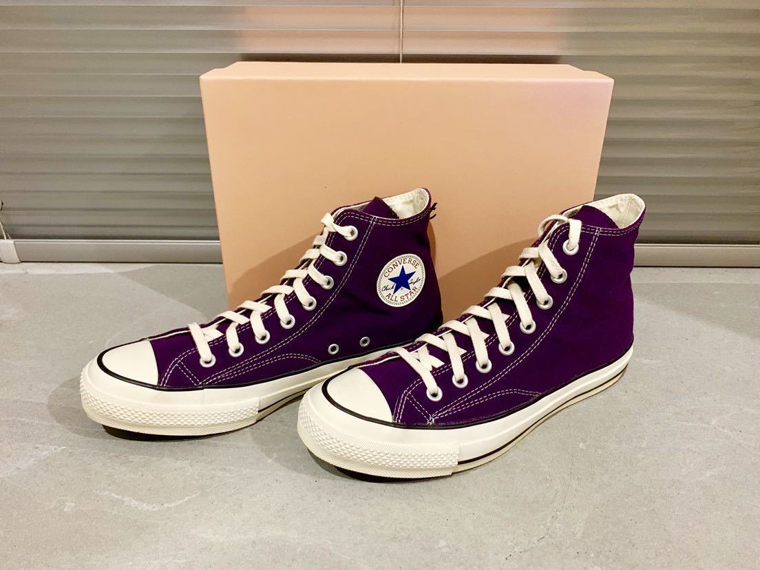 converse addict CHUCK TAYLOR CANVAS HI ディープ パープル 27.5cm/コンバース アディクト ...