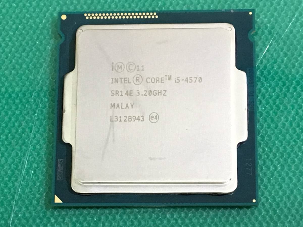 CPU-4 INTEL/インテル i5-4570 SR14E 3.20GHz 格安発送 クリックポスト 送料＝185円(Core i5)｜売買 ...